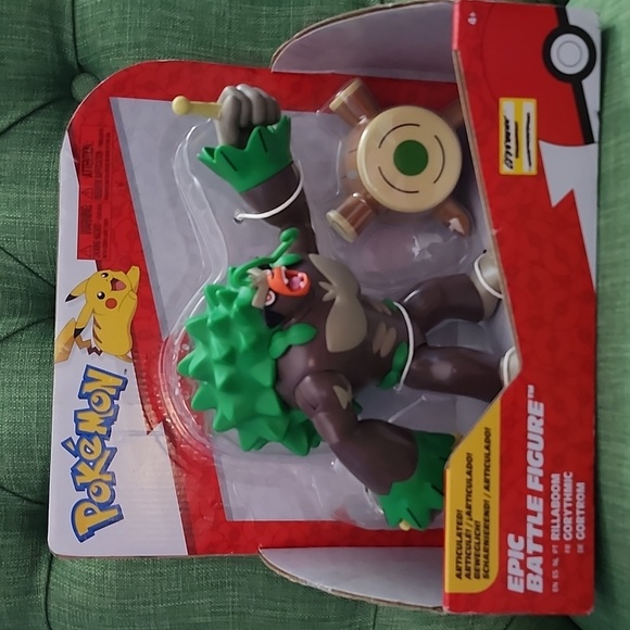Pokemon | Toys | Pokemon Rillaboom Epic Battle Figure | Poshmark